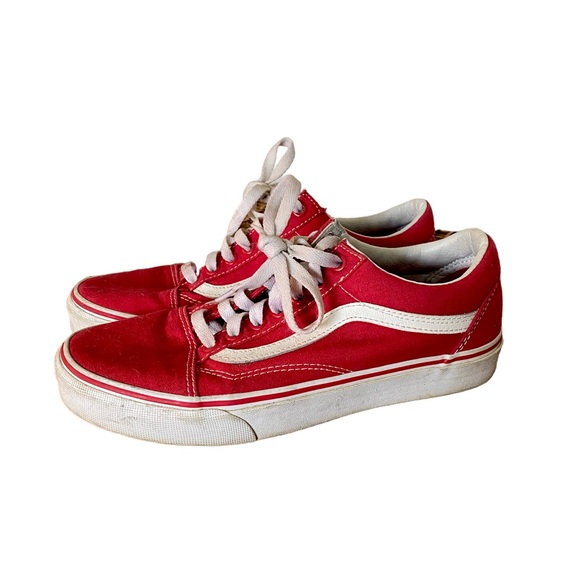 Vans | Shoes | Vans Red Old Skool | Poshmark